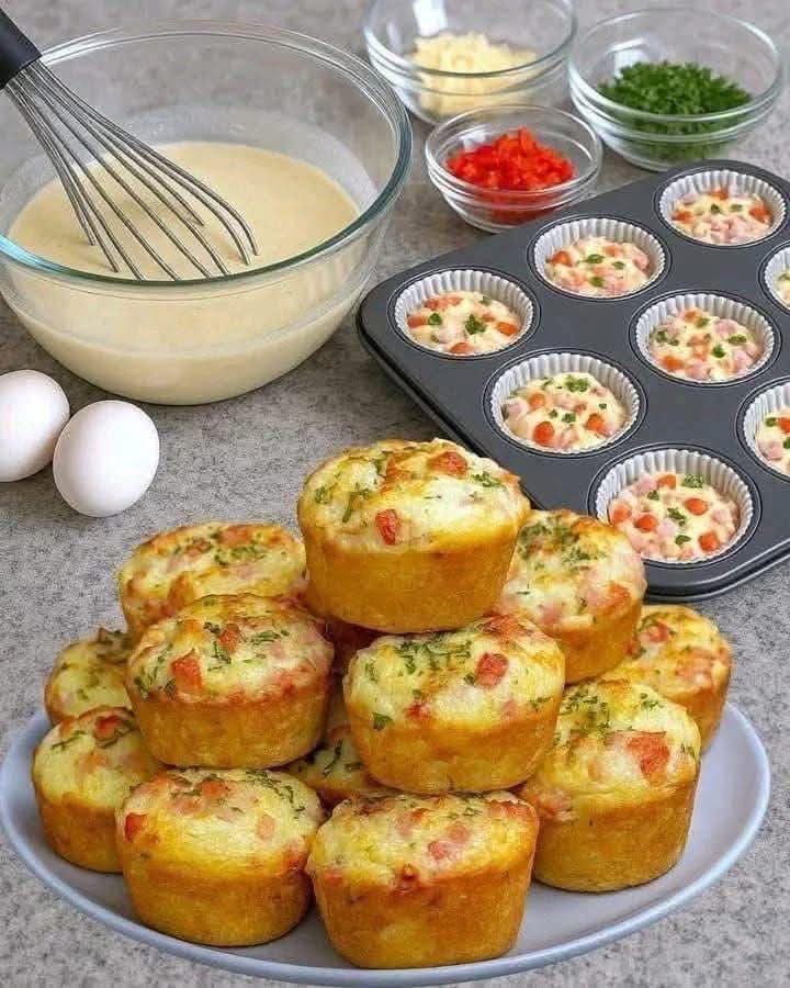 Vegetable Omelet Muffins for Kids Recipe - YummyCooks